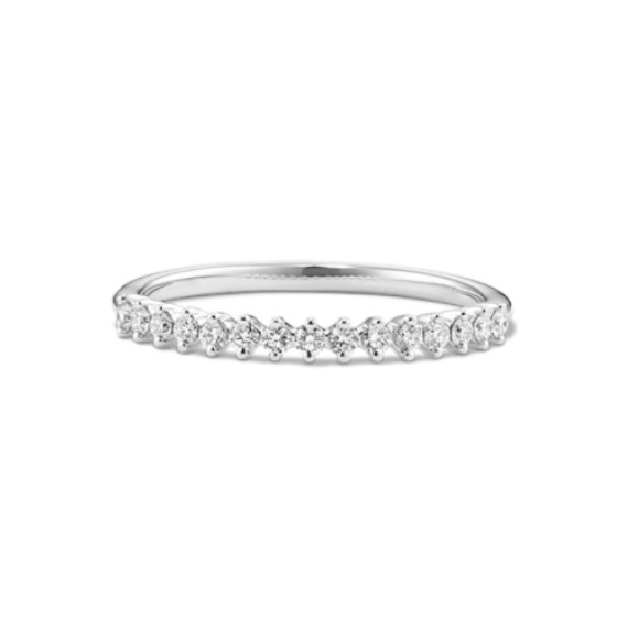 Faye Diamond Band in Platinum | Shane Co.