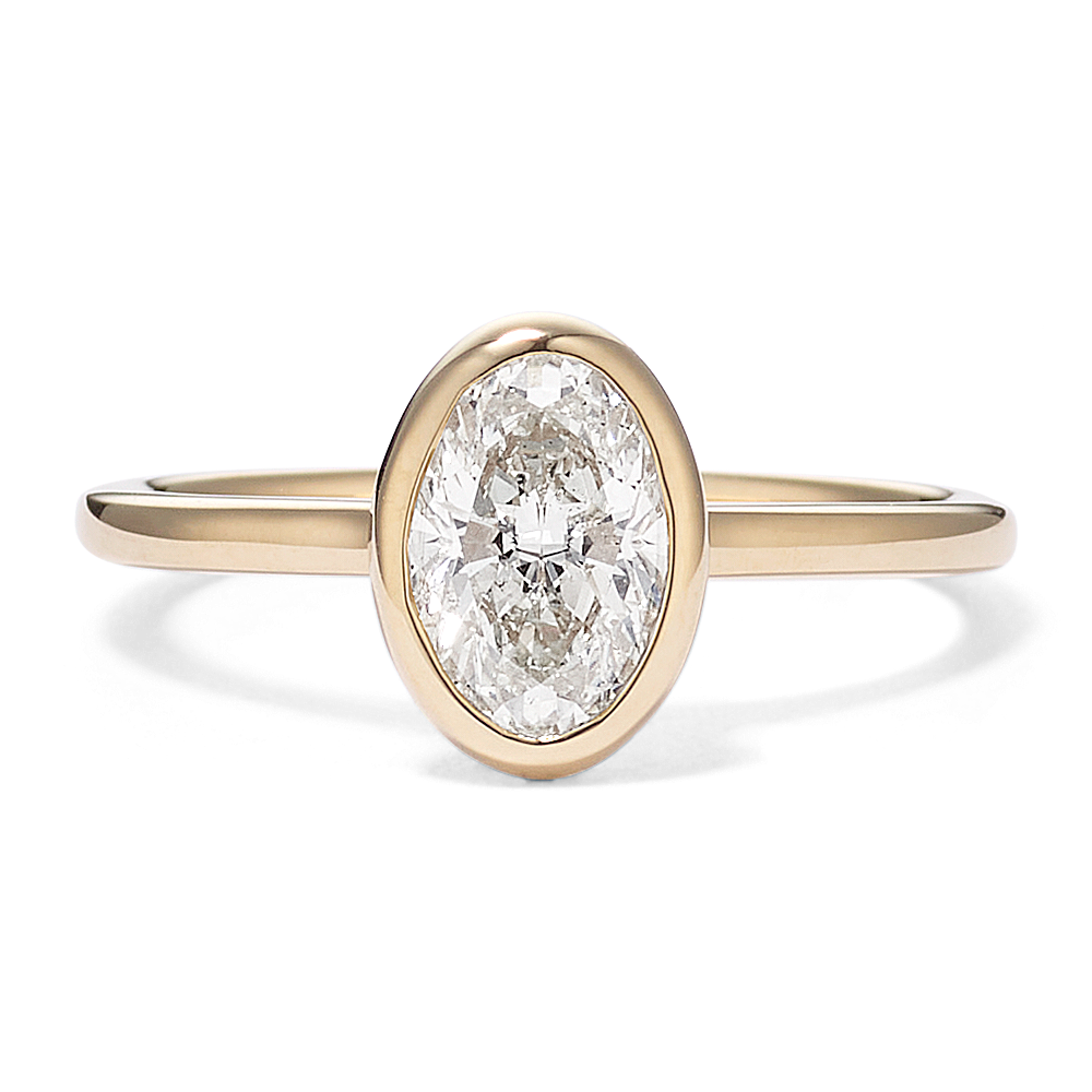 Honey 1 ct. Bezel-Set Diamond Engagement Ring | Shane Co.