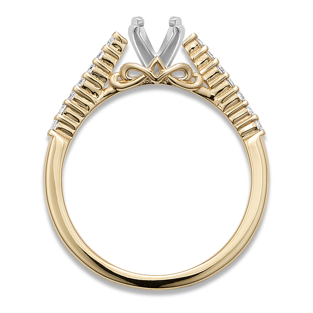 Infinity Cathedral Engagement Ring | Shane Co.