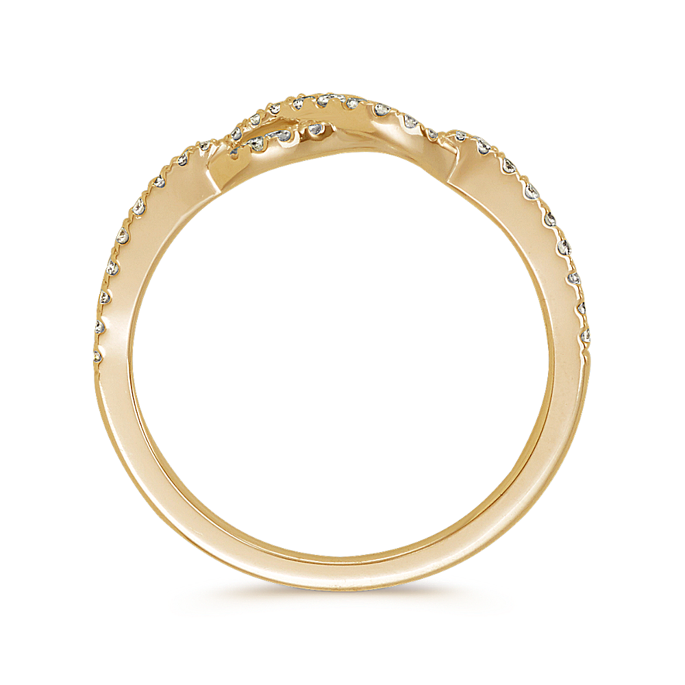 Infinity Diamond Ring in 14k Yellow Gold | Shane Co.