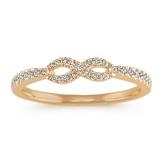 Infinity Diamond Ring in 14k Yellow Gold | Shane Co.