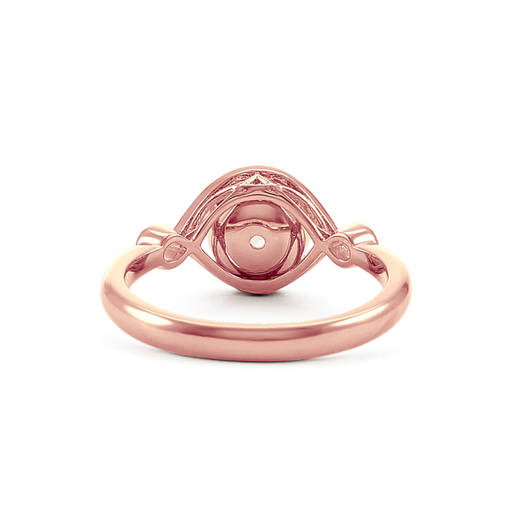 Hale Infinity Morganite Ring in 14K Rose Gold | Shane Co.