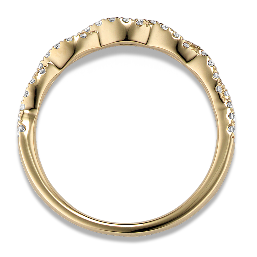 Lace Diamond Pave Infinity Band | Shane Co.