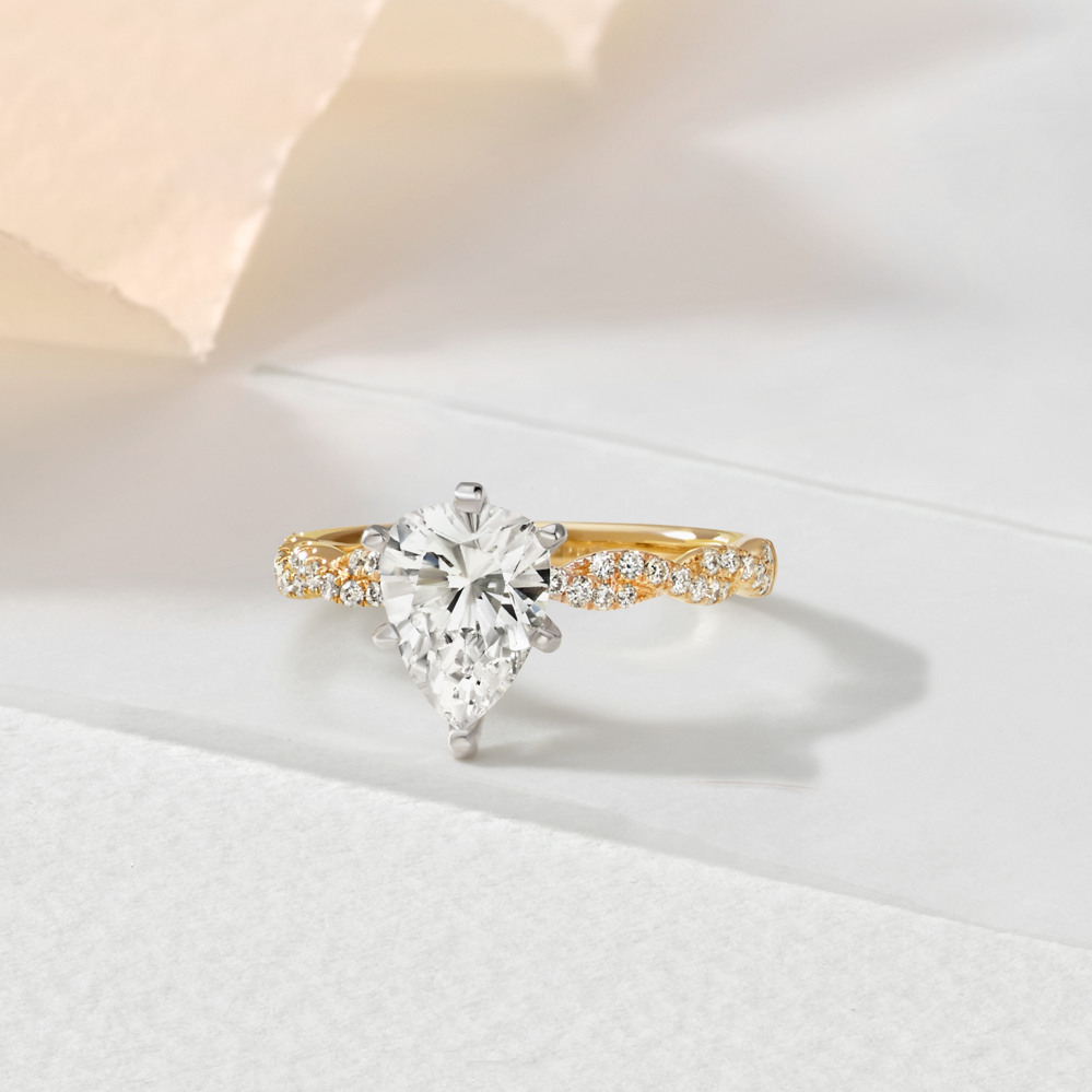 Lace Infinity Engagement Ring | Shane Co.
