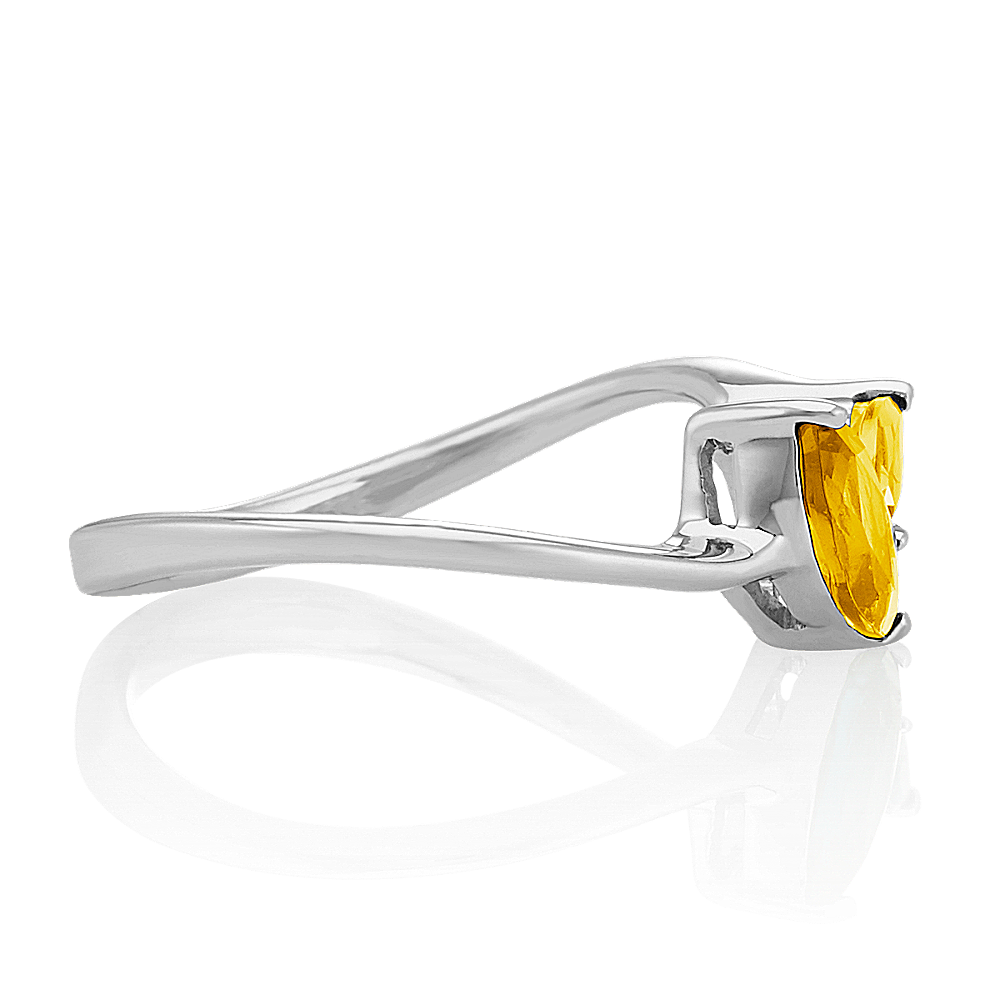 Marquise Citrine Ring in Sterling Silver | Shane Co.