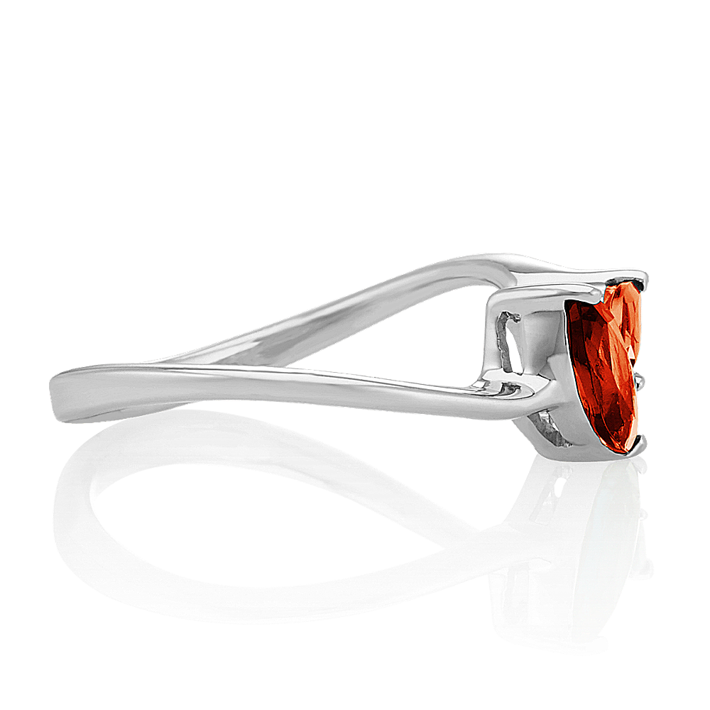 Marquise Garnet Ring in Sterling Silver | Shane Co.