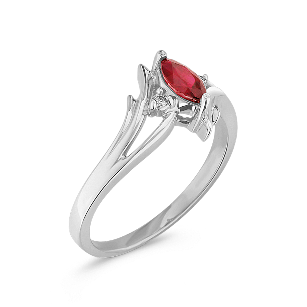 Marlowe Ruby & Diamond Ring | Shane Co.