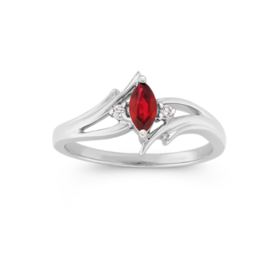 Marlowe Ruby & Diamond Ring | Shane Co.