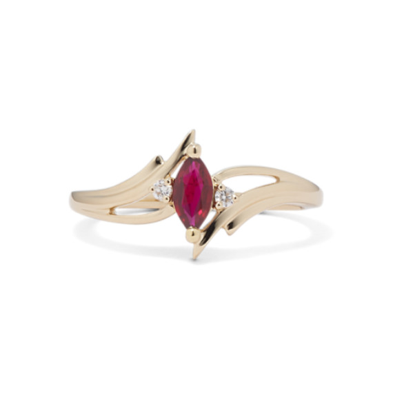 Marlowe Ruby & Diamond Ring | Shane Co.
