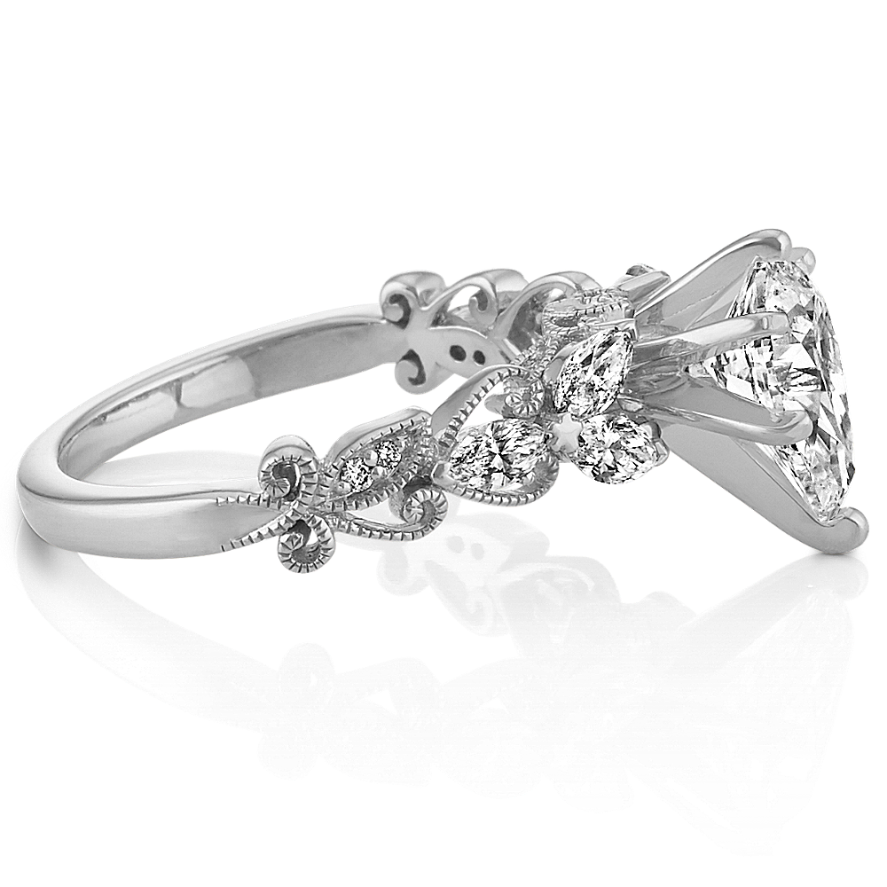 Diamond Vintage Engagement Ring | Shane Co.