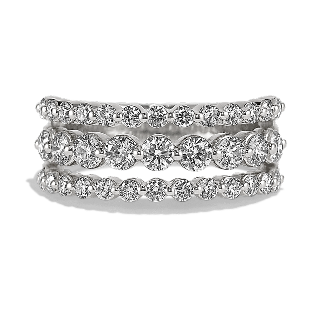 Diamond Anniversary Ring in 14K White Gold | Shane Co.