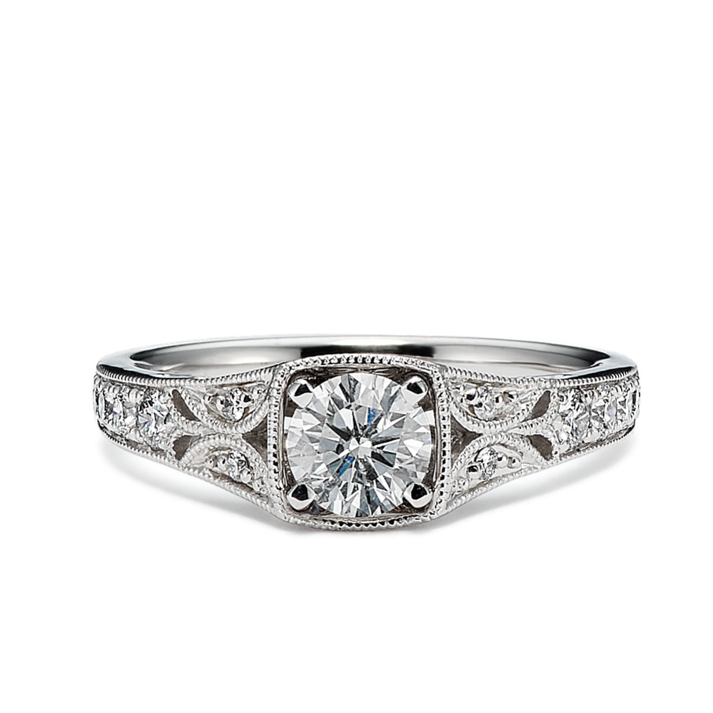 Normandy 0.50 ct Diamond Engagement Ring | Shane Co.