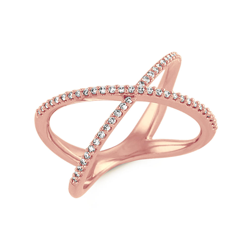 Acadia Crossover Diamond Ring | Shane Co.