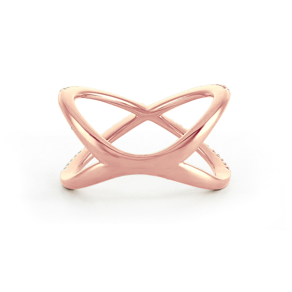 Acadia Crossover Diamond Ring | Shane Co.