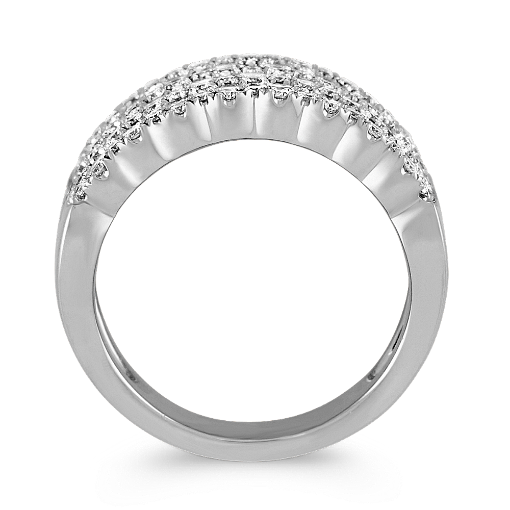 Pave-set Round Diamond Ring | Shane Co.
