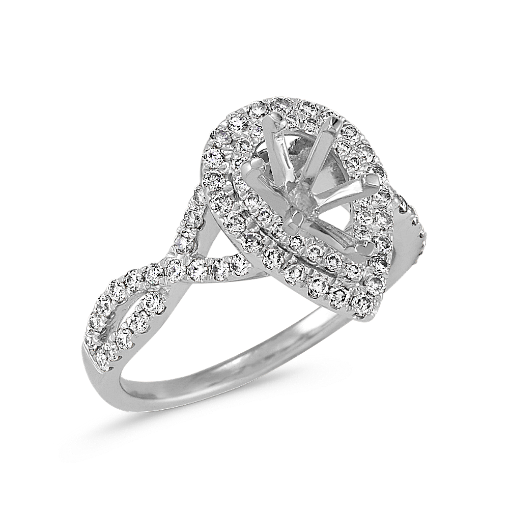Juno Double Halo Engagement Ring | Shane Co.