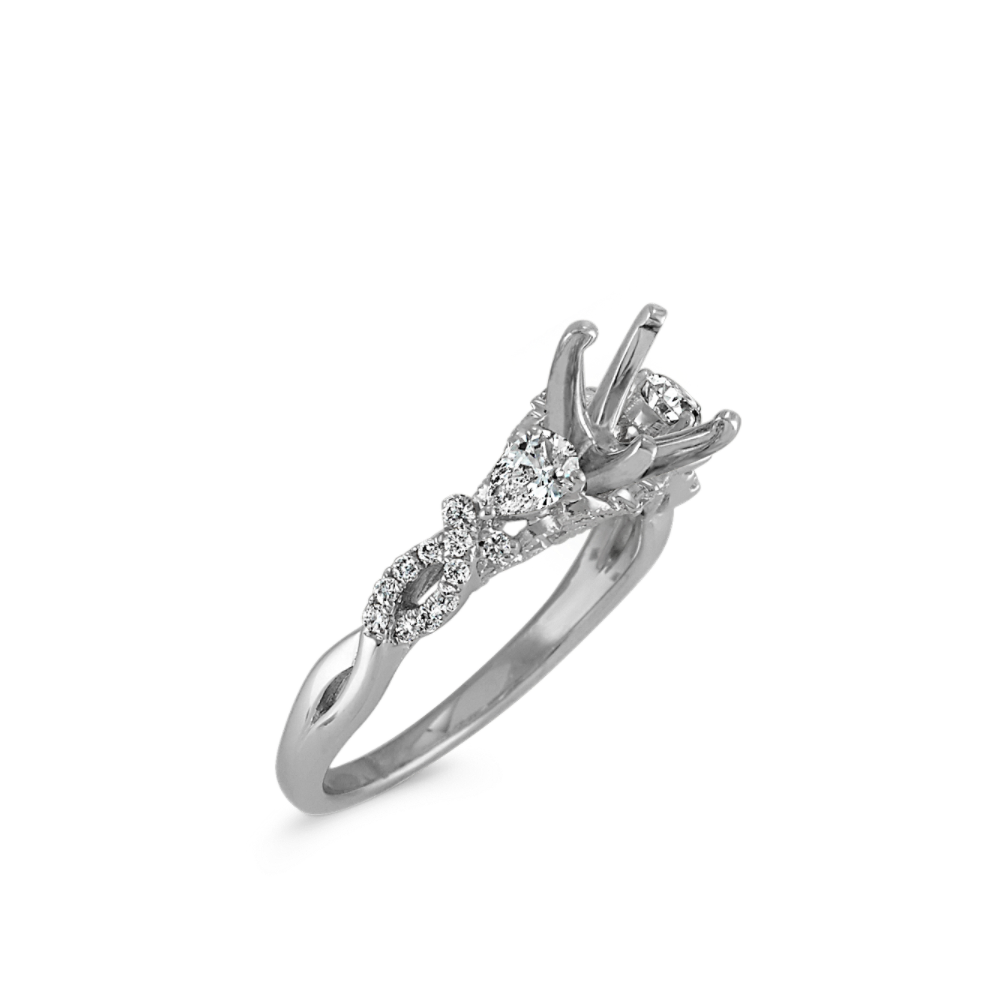 Stunning Pear Shaped Ring with Infinity Band - Shop Now for Timeless ...