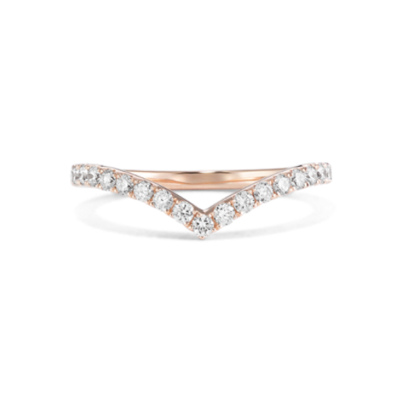 Piper Diamond Chevron Band | Shane Co.