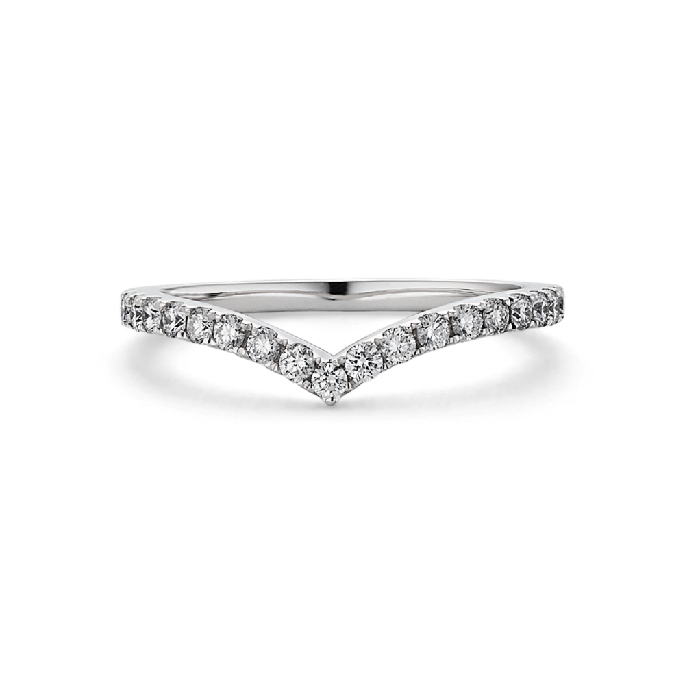 Piper Diamond Chevron Band | Shane Co.