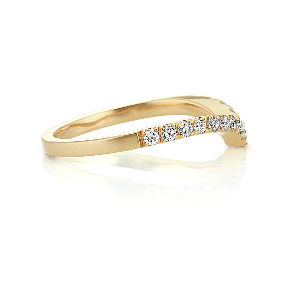 Piper Diamond Chevron Band | Shane Co.