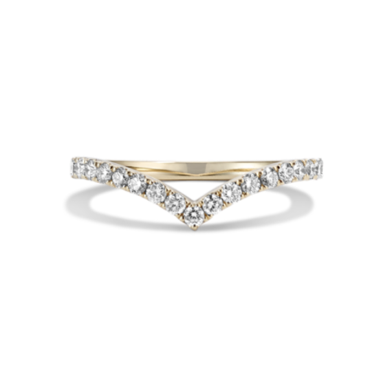 Piper Diamond Chevron Band | Shane Co.