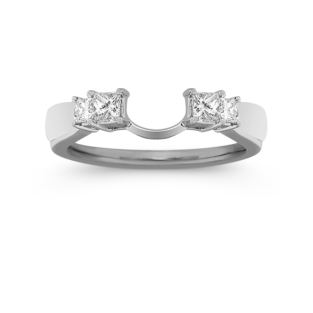 Princess Cut Diamond Solitaire Engagement Ring Wrap | Shane Co.