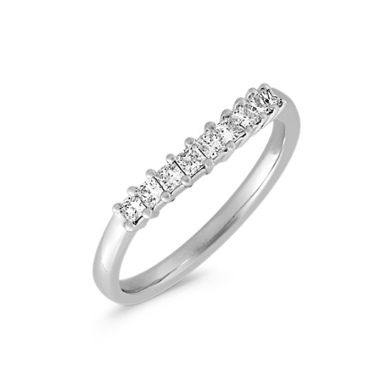Princess Cut Diamond Wedding Band | Shane Co.