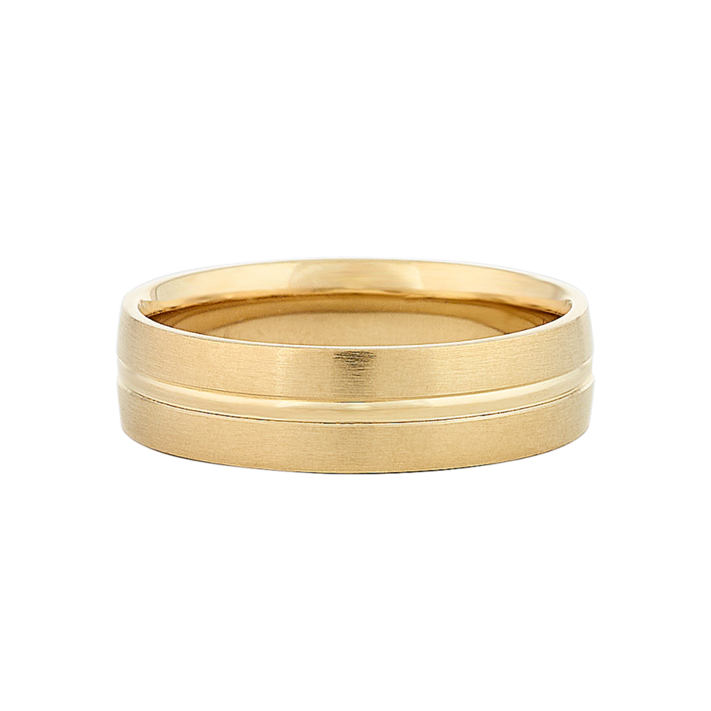 Equator 14K Yellow Gold Band (6mm) | Shane Co.