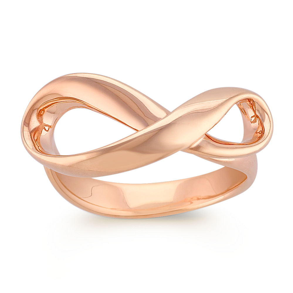 Rose Gold Infinity Ring | Shane Co.