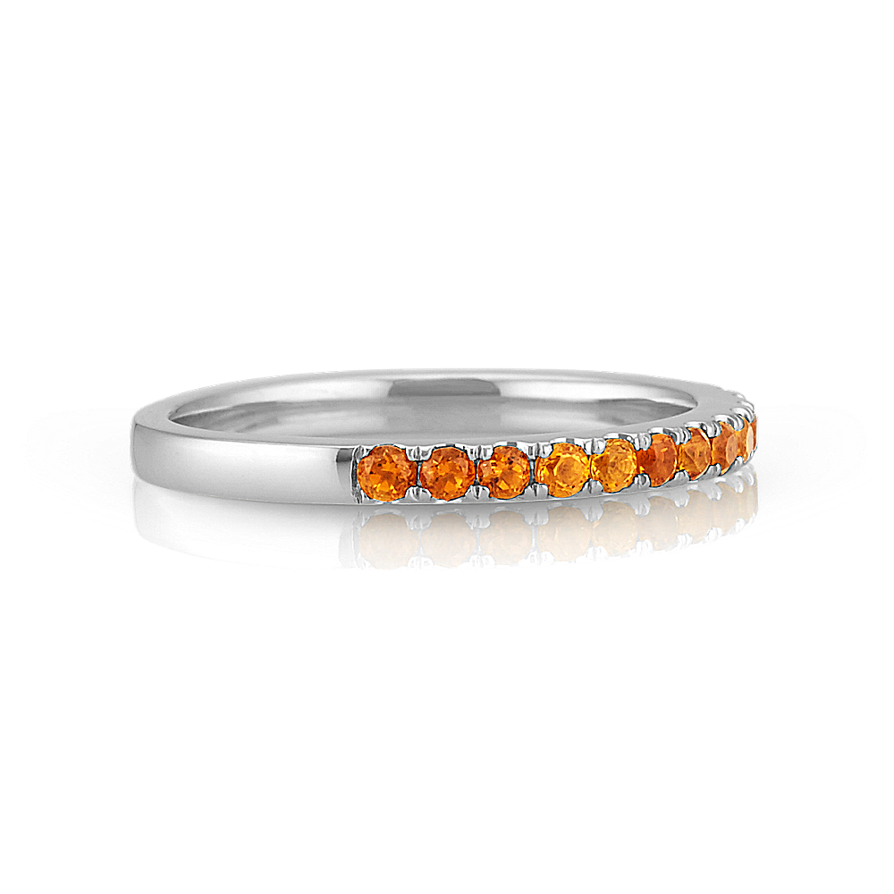 Round Citrine Stackable Ring | Shane Co.