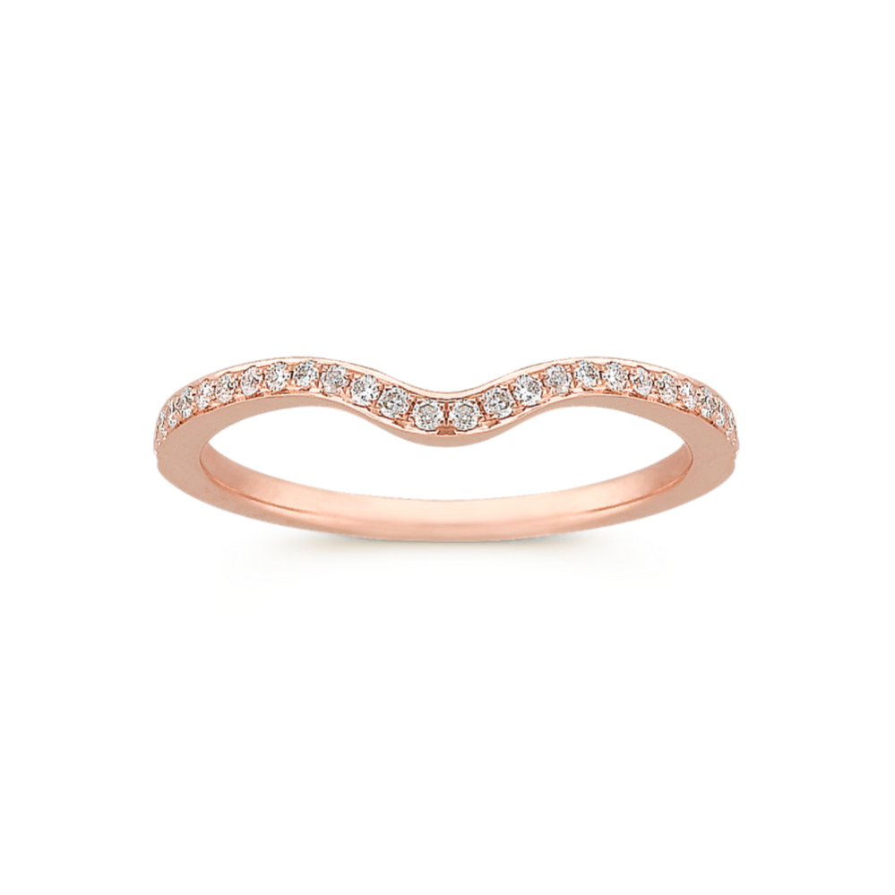 Rose Gold Contour Wedding Band