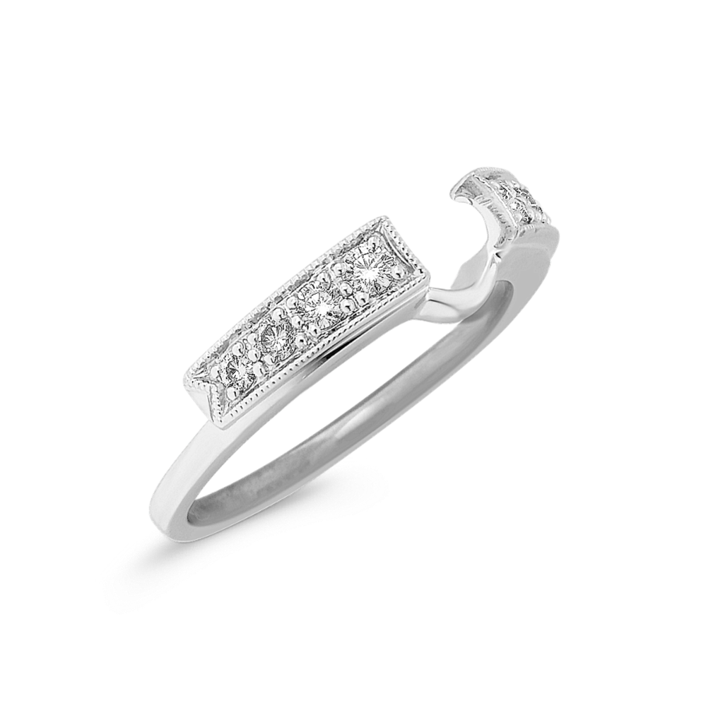Round Diamond Solitaire Engagement Ring Wrap | Shane Co.
