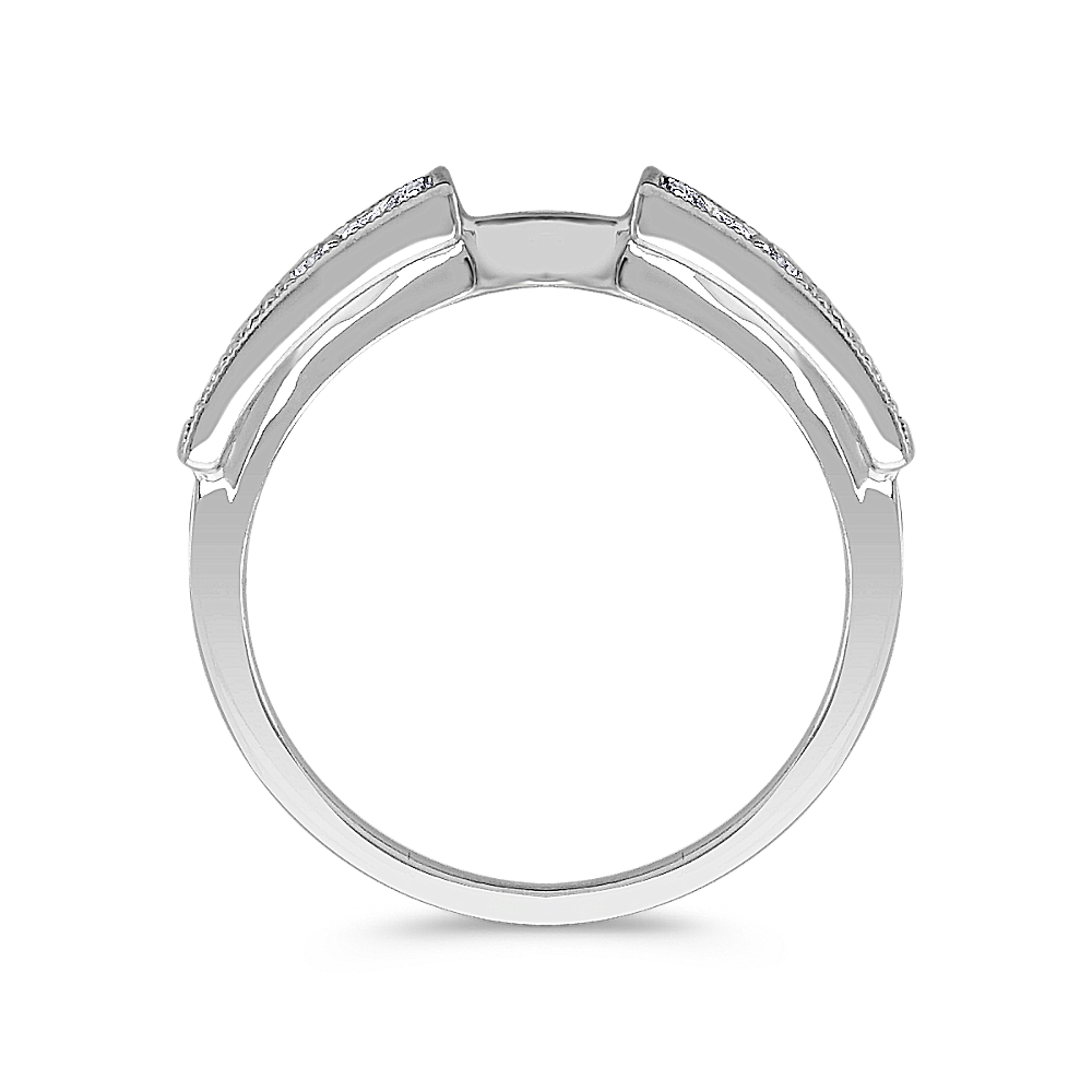 Round Diamond Solitaire Engagement Ring Wrap | Shane Co.