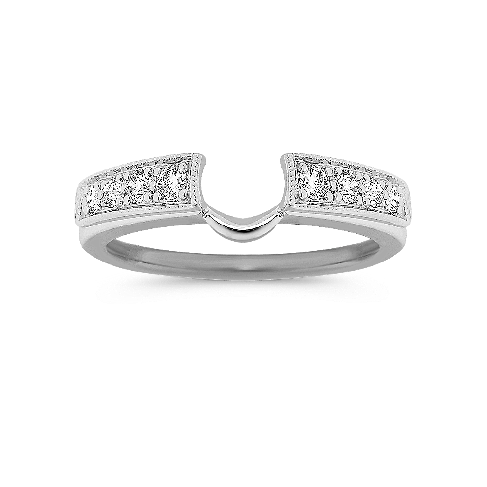 Round Diamond Solitaire Engagement Ring Wrap | Shane Co.