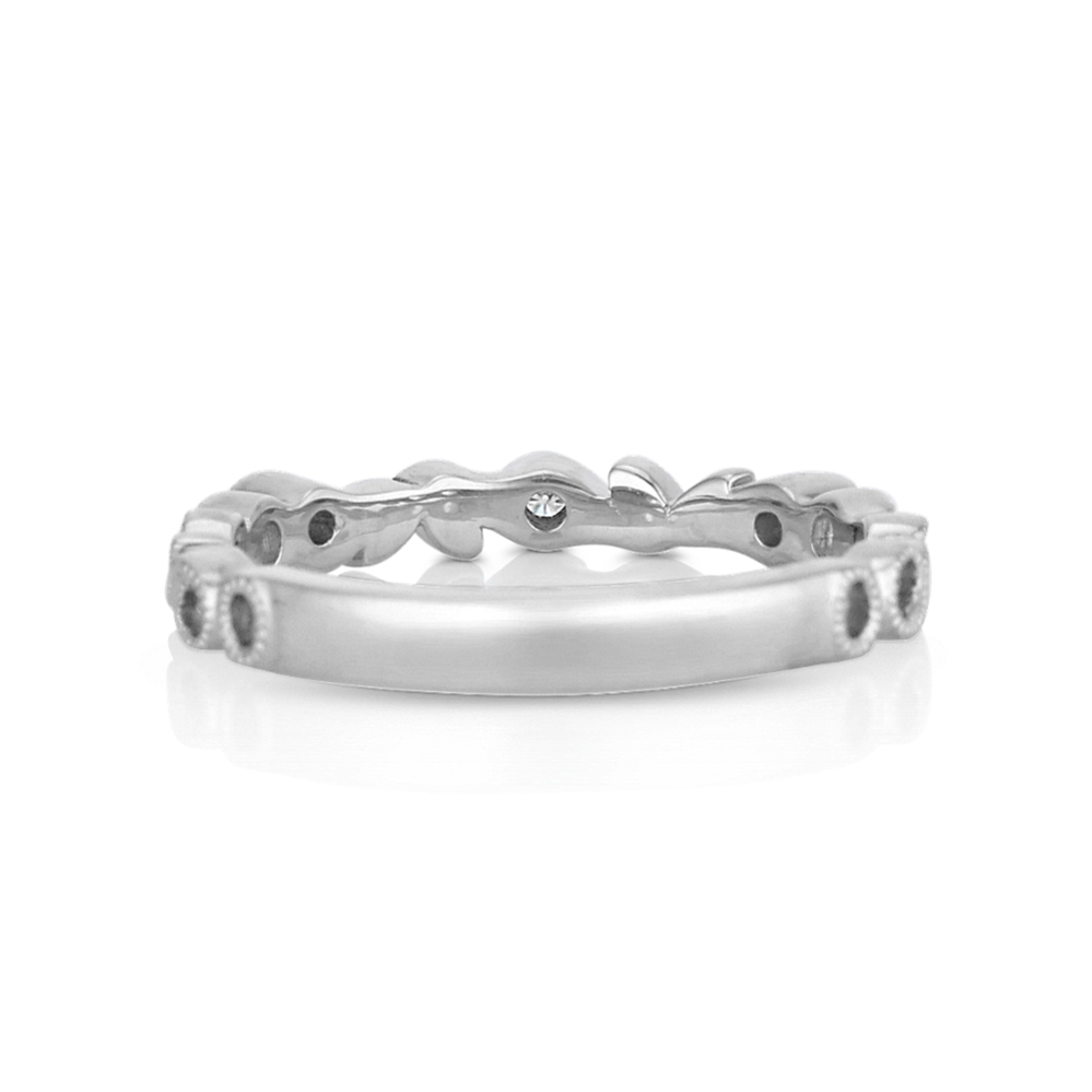Juniper Diamond Stackable Ring in Sterling Silver | Shane Co.