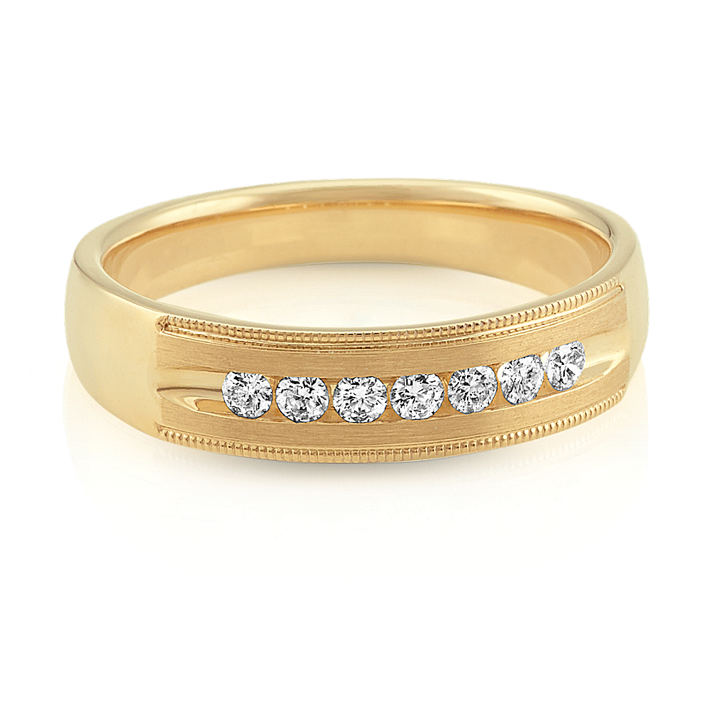 Round Diamond Wedding Band (5.5mm) | Shane Co.