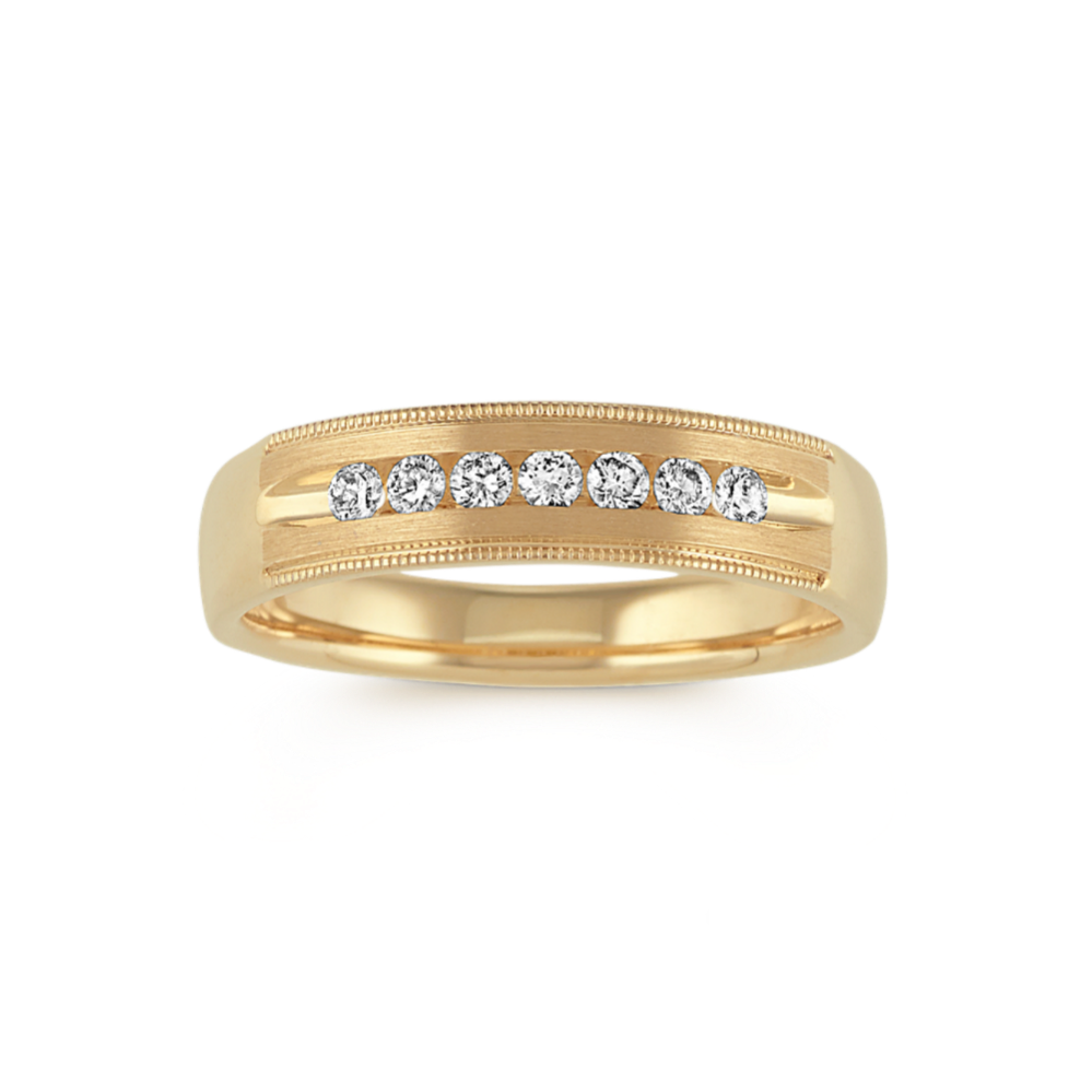 Round Diamond Wedding Band (5.5mm) | Shane Co.