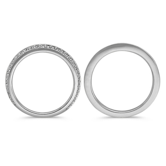 Round Diamond Wedding Band Set | Shane Co.