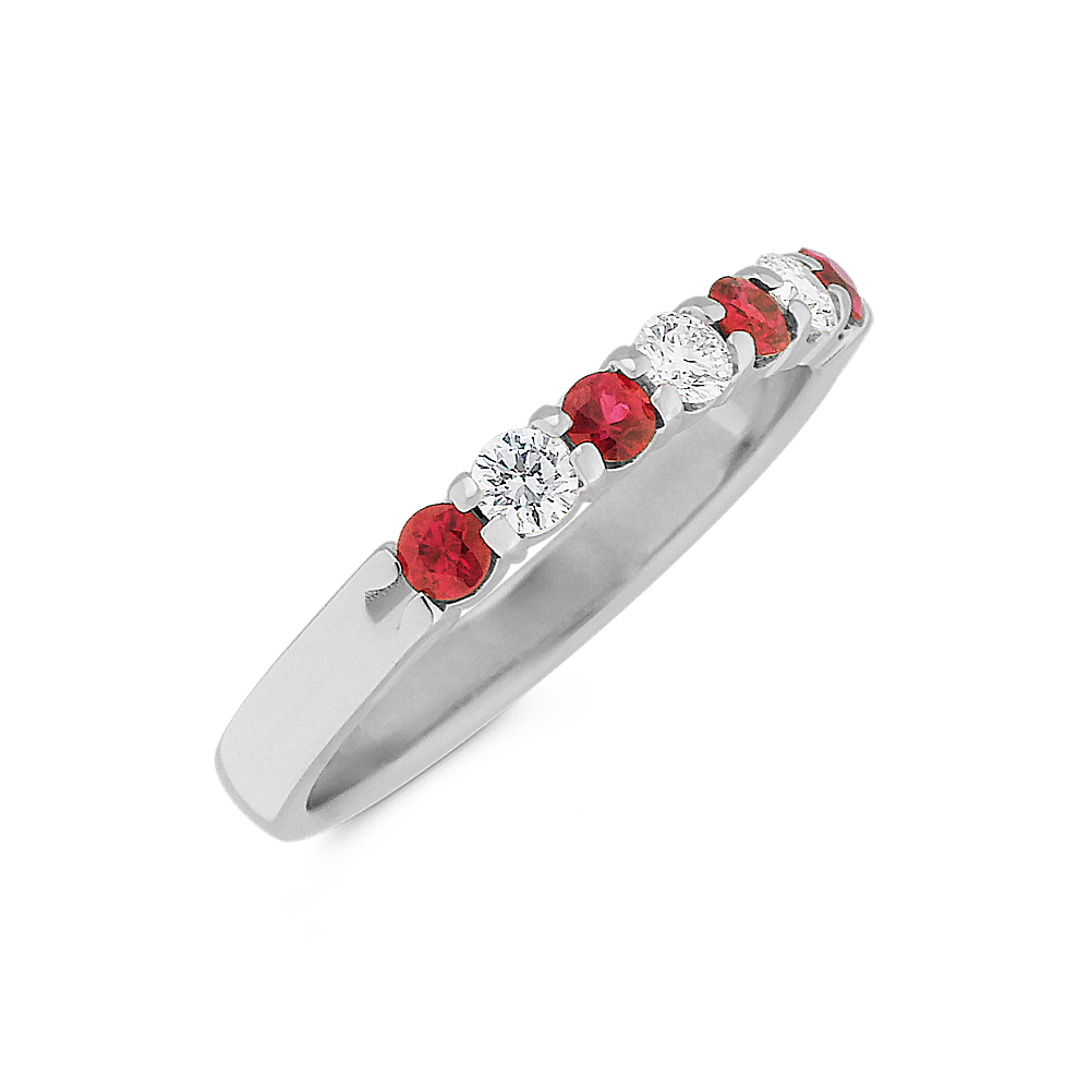 Ruby & Diamond Band | Shane Co.