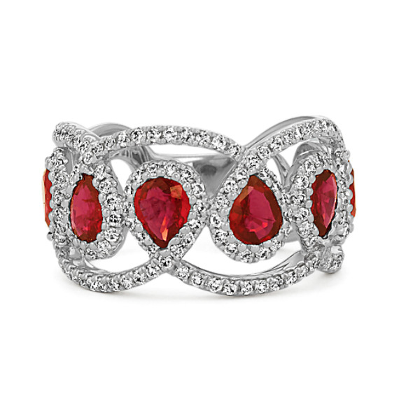 Ruby and Diamond Ring | Shane Co.