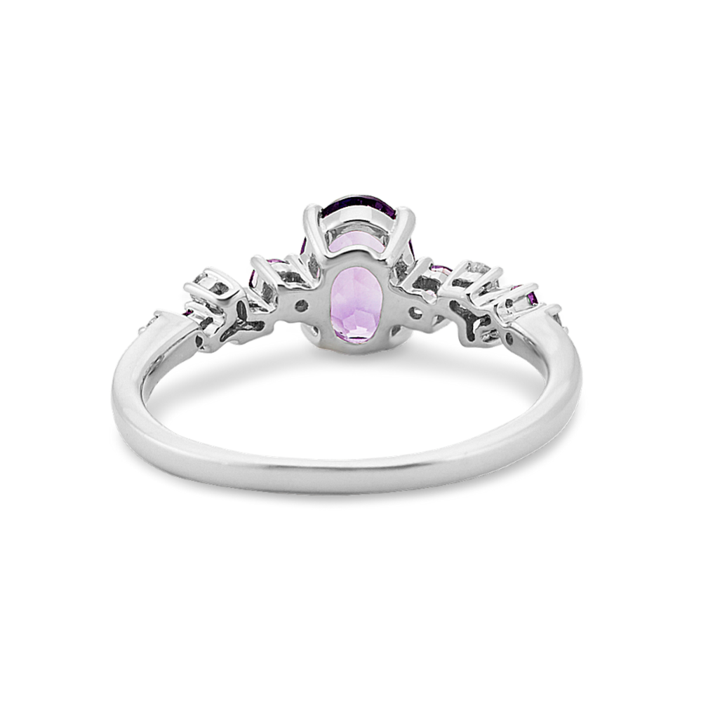 Seraphina Amethyst & Diamond Ring | Shane Co.