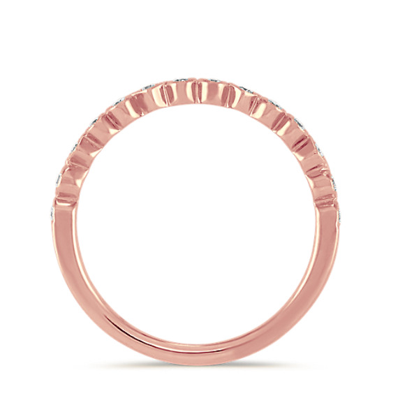 Stackable Diamond Ring in 14k Rose Gold | Shane Co.