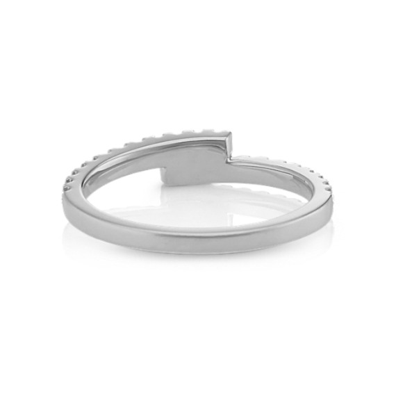 Stackable Diamond Ring in 14k White Gold | Shane Co.
