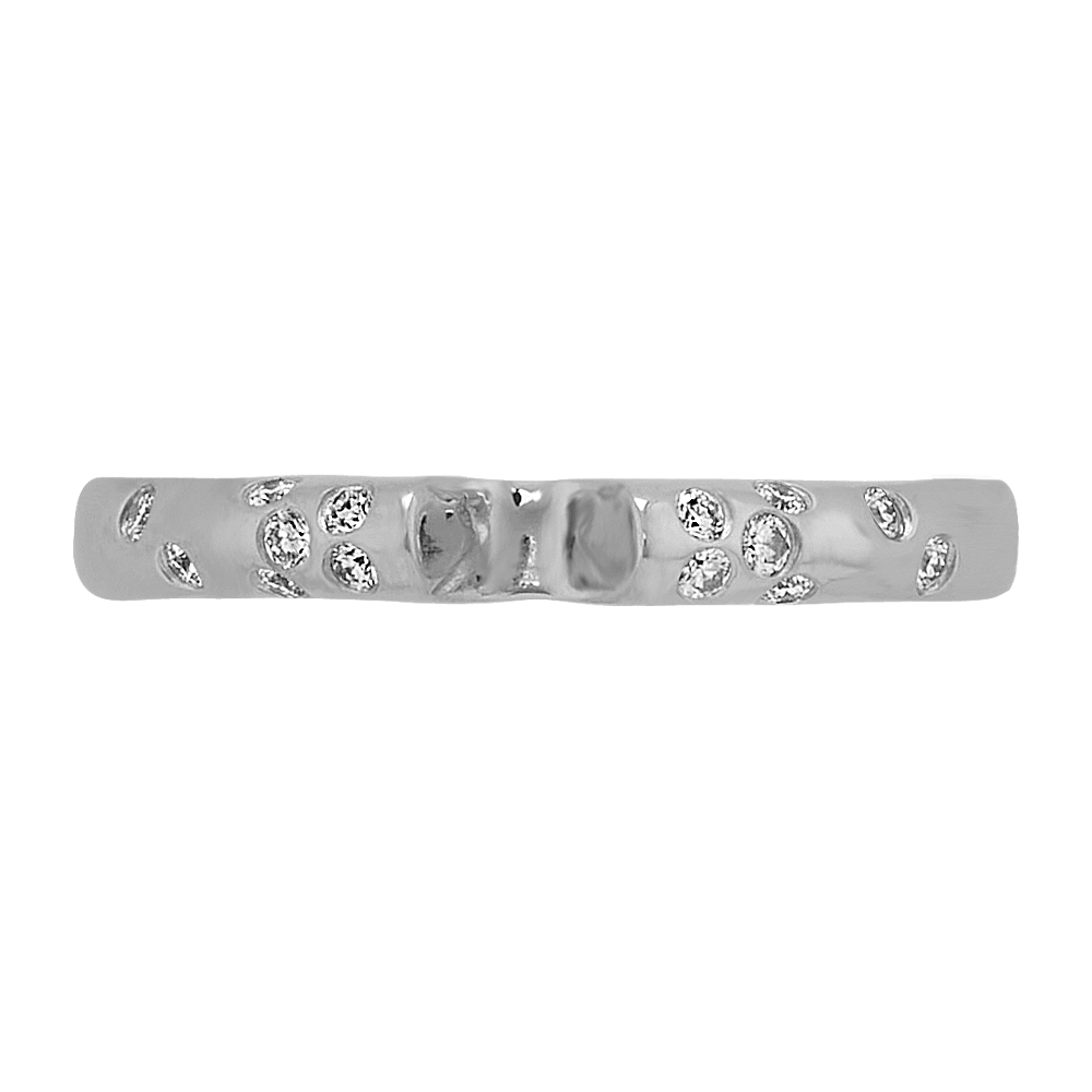 Stardust Diamond Engagement Ring in 14K White Gold | Shane Co.