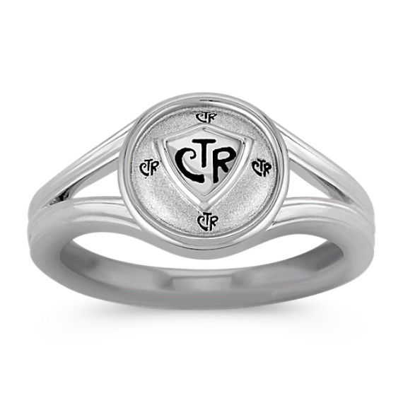 Sterling Silver CTR Ring | Shane Co.