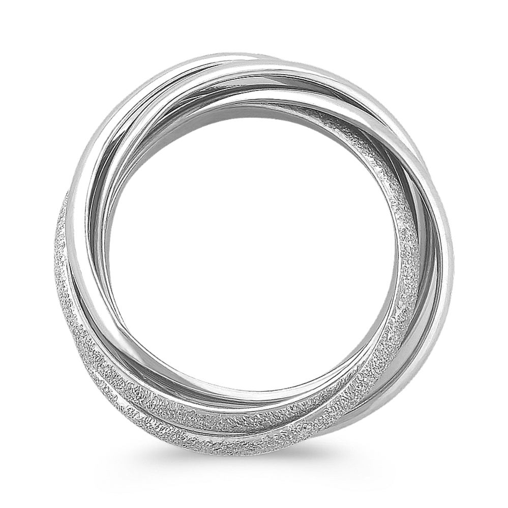 Sterling Silver Rolling Ring | Shane Co.