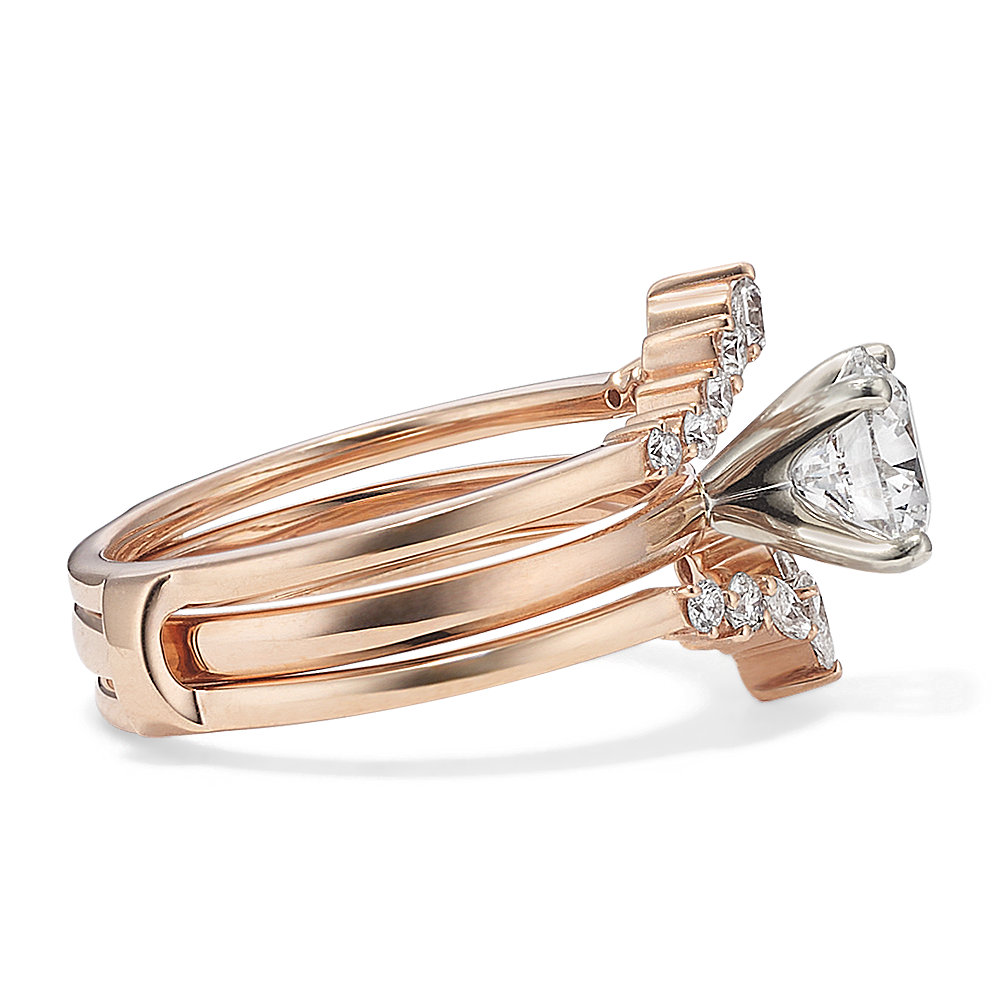 Supernova Diamond Contour Ring Guard | Shane Co.