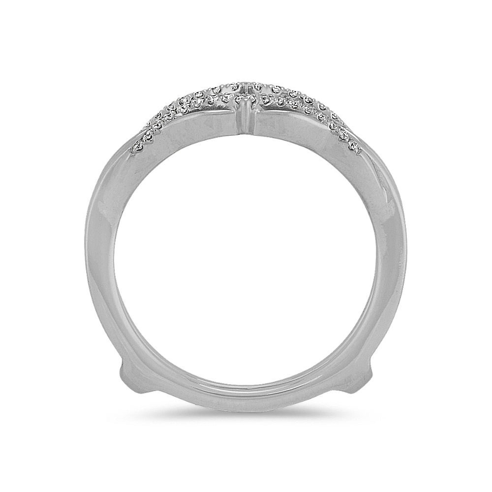 Allemande Diamond Contour Ring Guard | Shane Co.