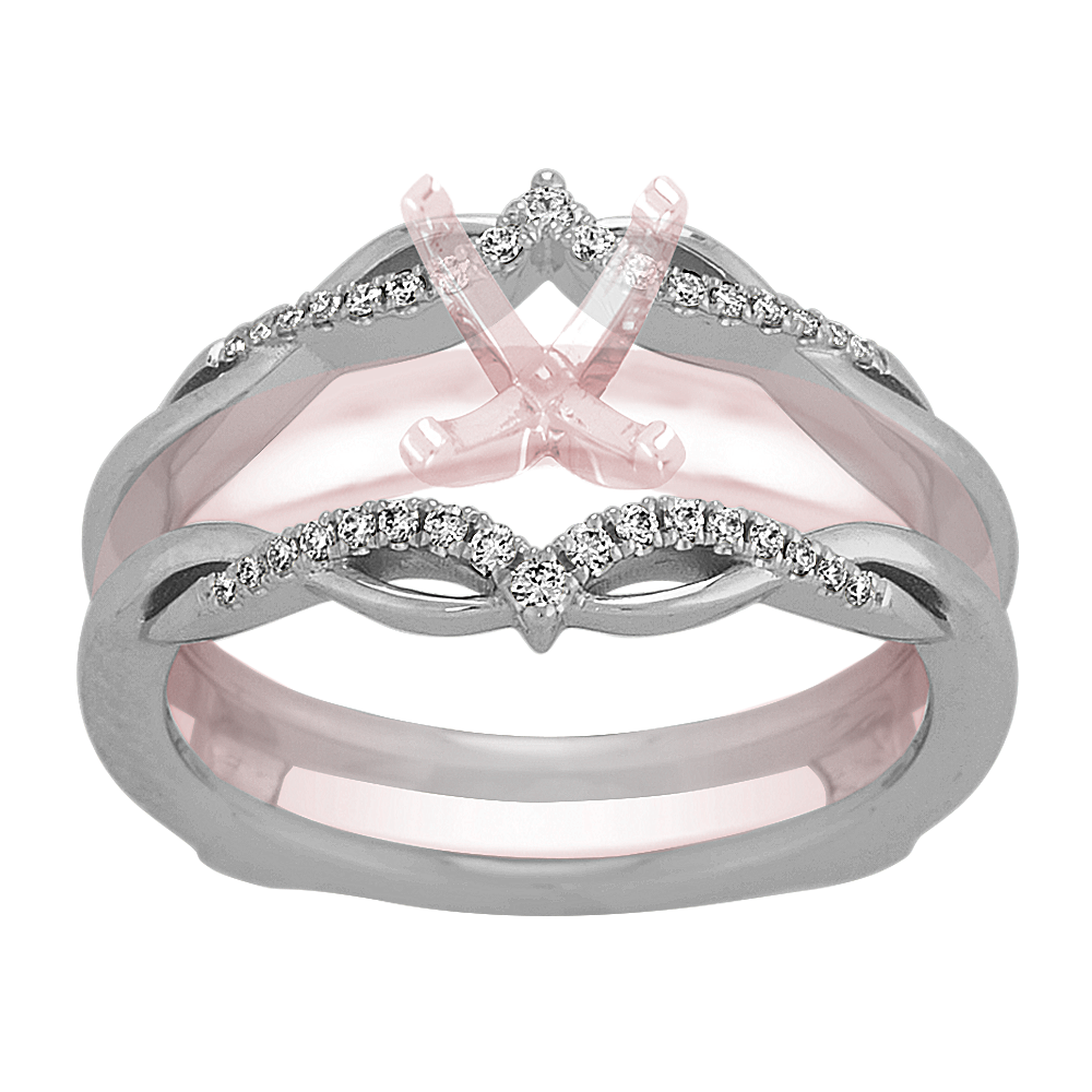 Allemande Diamond Contour Ring Guard | Shane Co.
