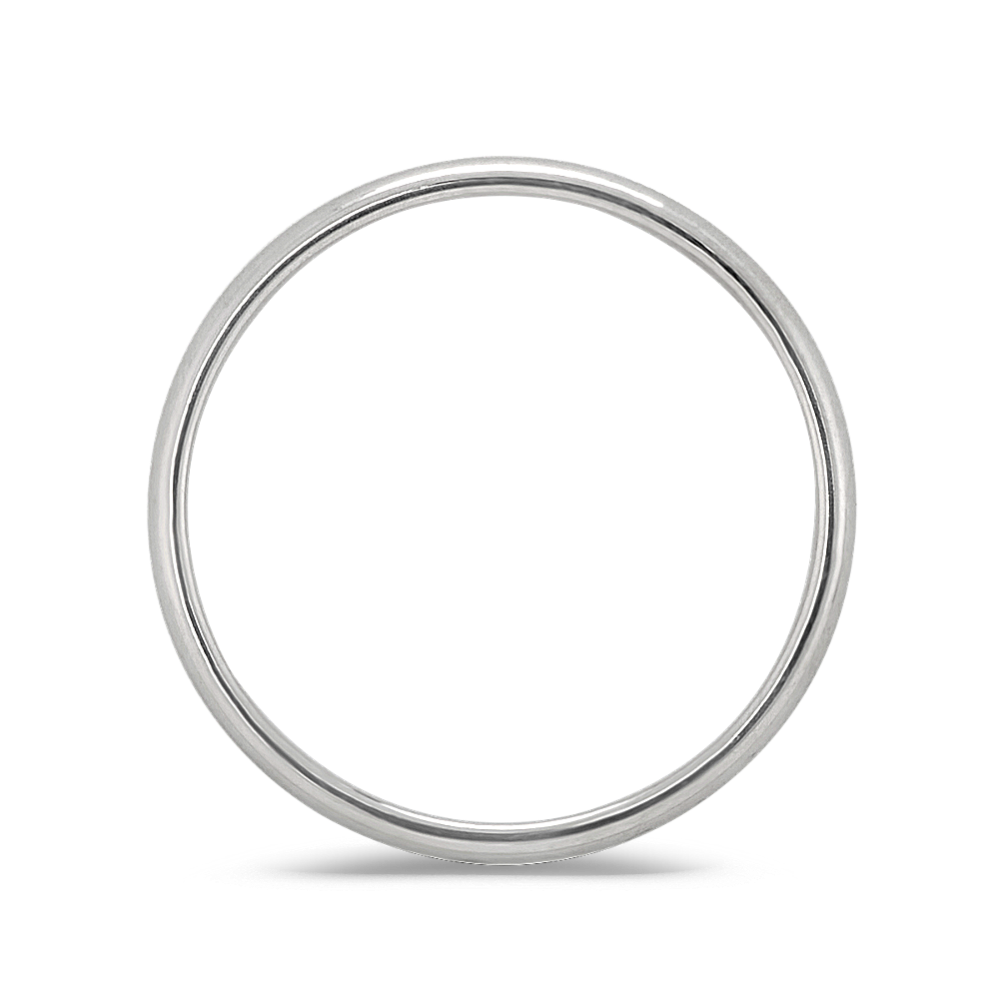 14K White Gold Band (2mm) | Shane Co.